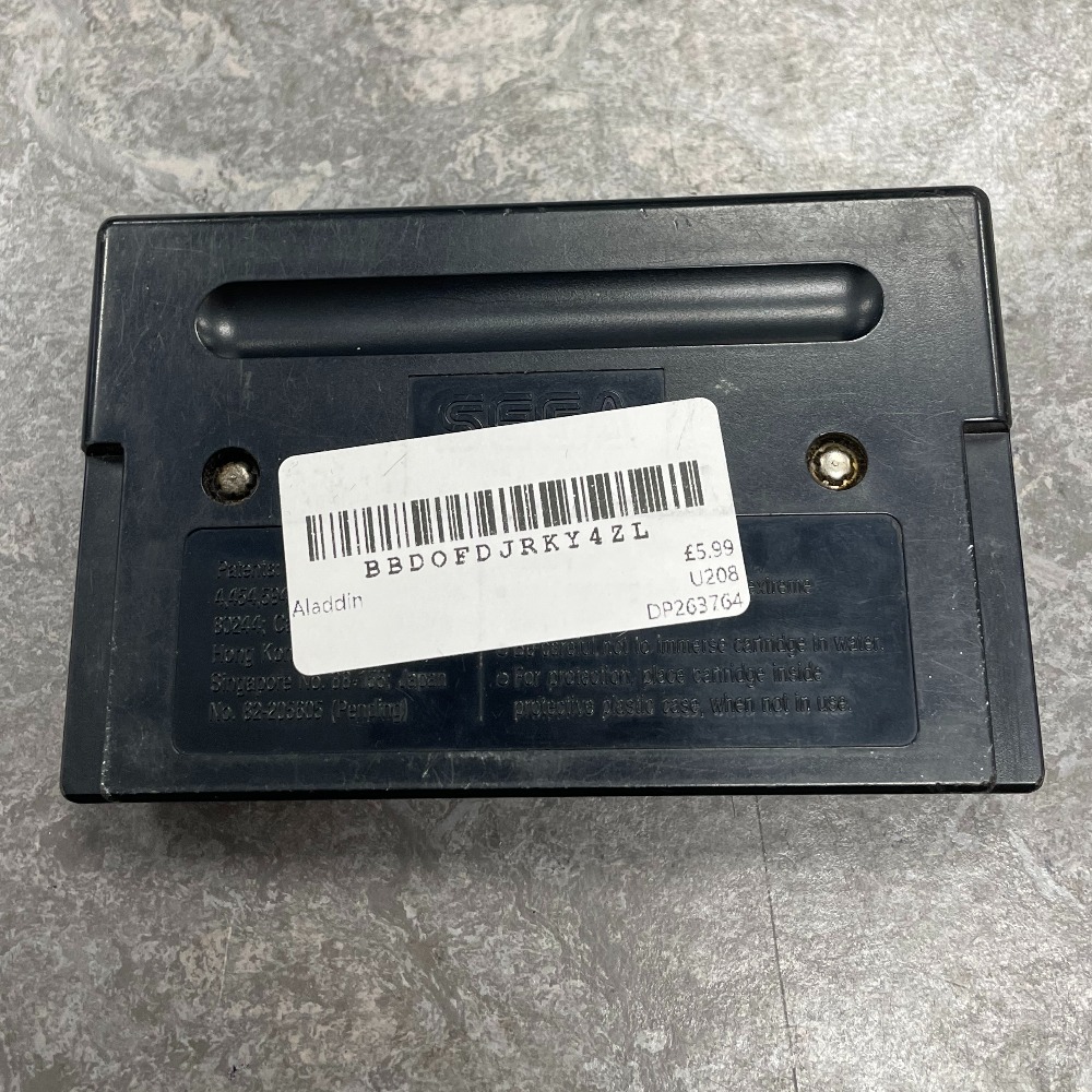 Sega MegaDrive Disney's Aladdin Cart Only - Own4Less